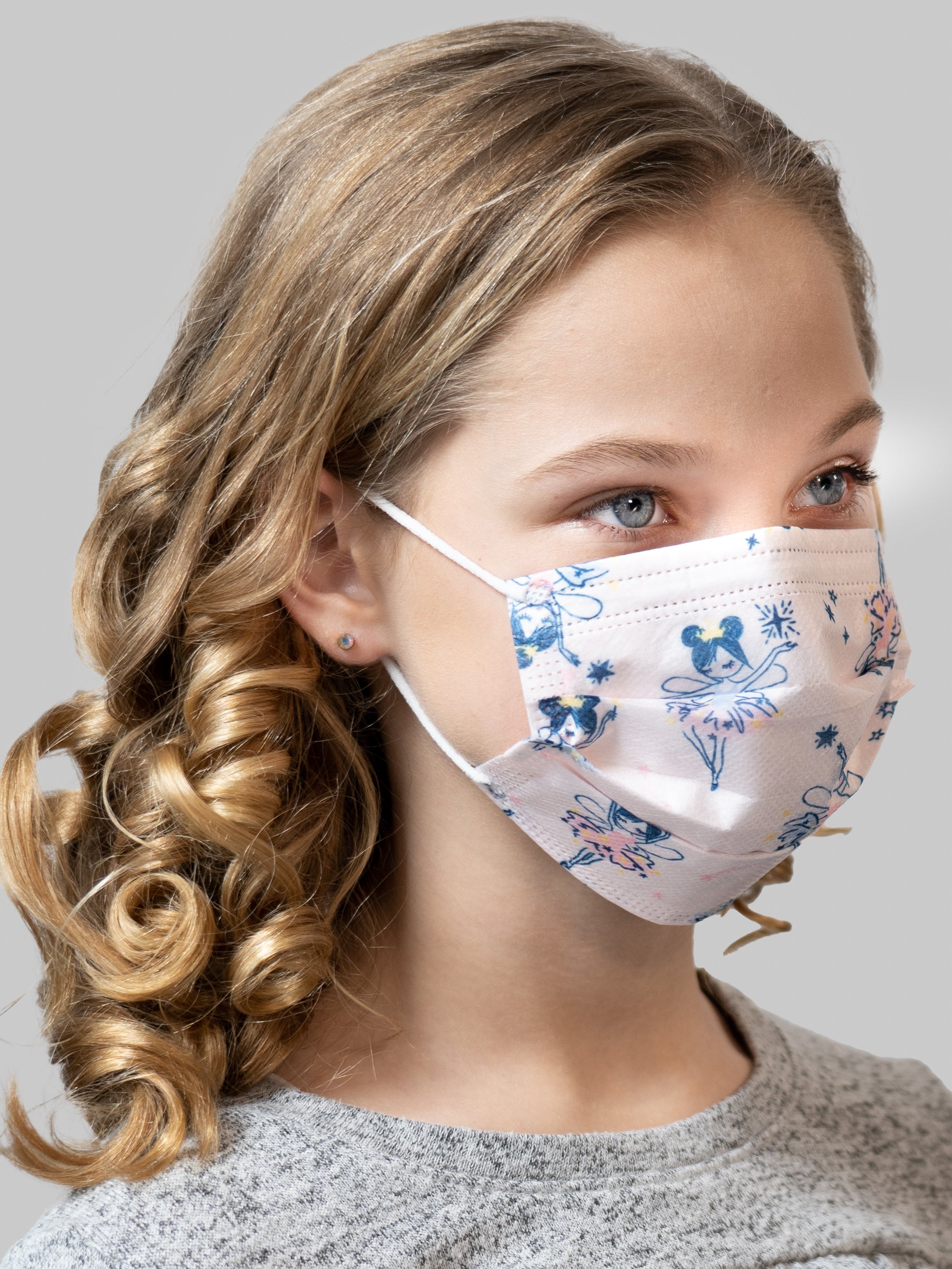 Laura Ashley Kids 3-Ply Disposable Face Masks Ballerina Travel Pack – i ...