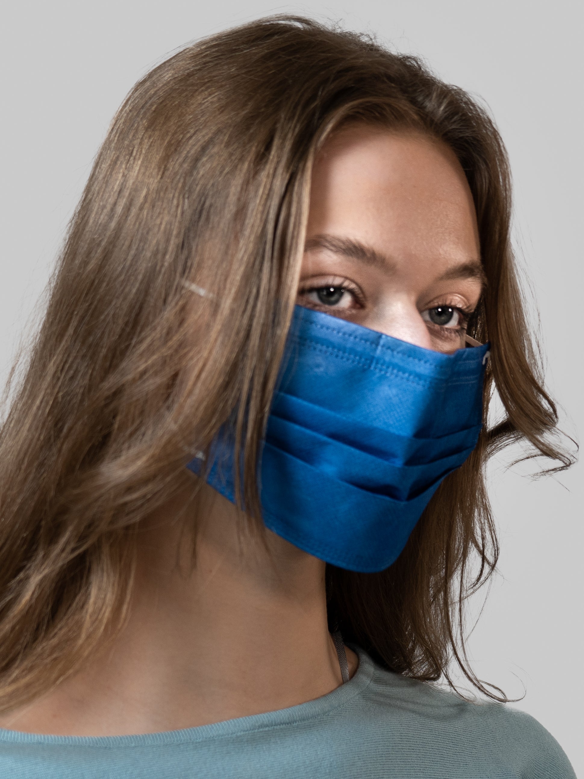 Laura Ashley 3-Ply Disposable Face Masks Gingham Midnight and Midnight ...